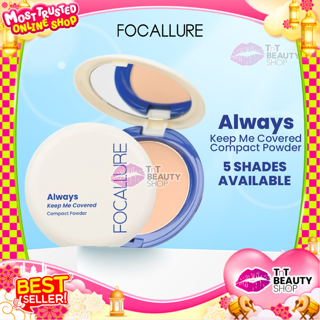 Jual FOCALLURE Always Keep Me Covered Compact Powder - FA-ID-01CP | TnT ...