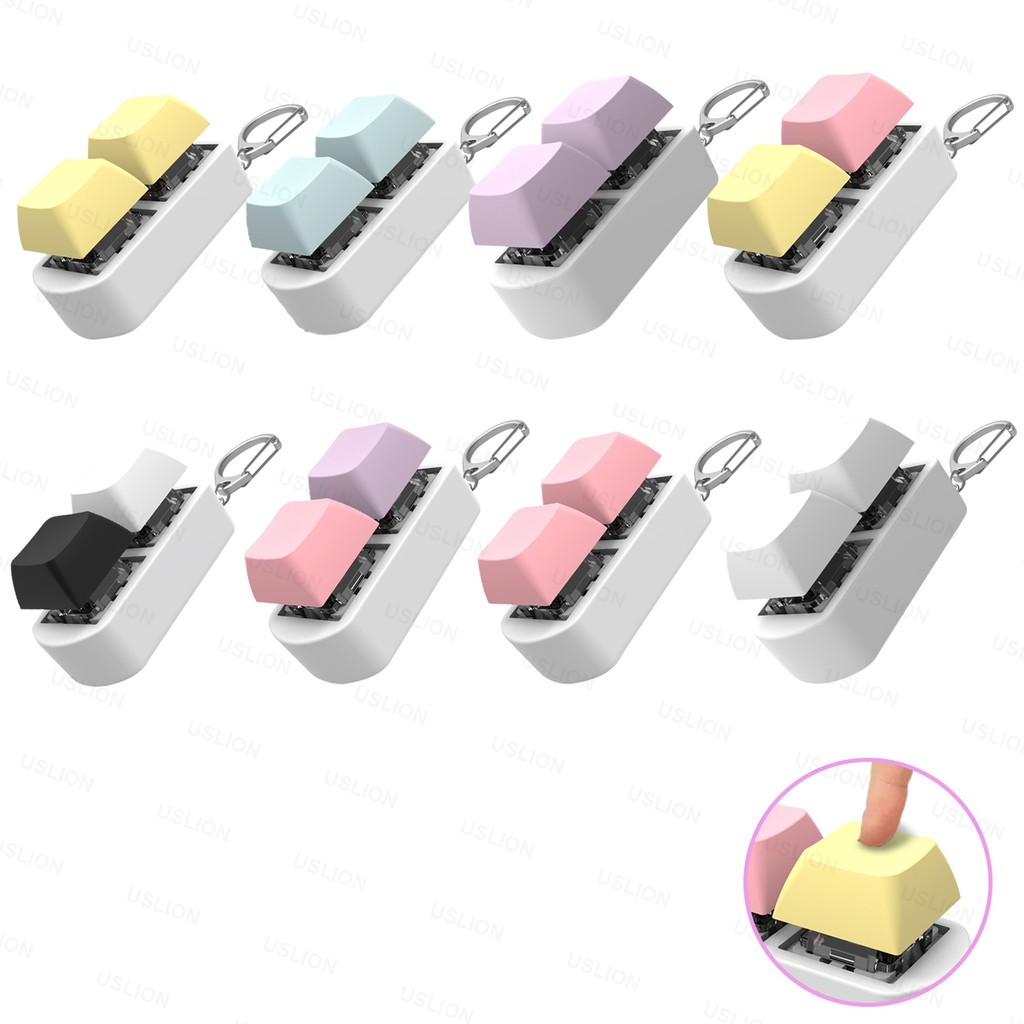 Jual Keyboard Key DIY Fidget Button Keycap Finger Button Anti-stress ...