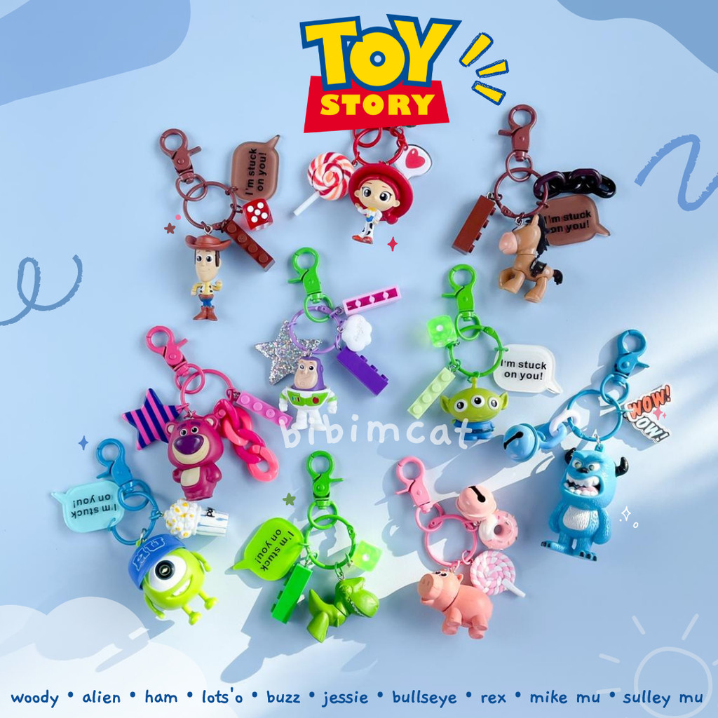 Jual (READY) Gantungan Kunci Toy Story / Keychain Woody Buzz Lightyear ...