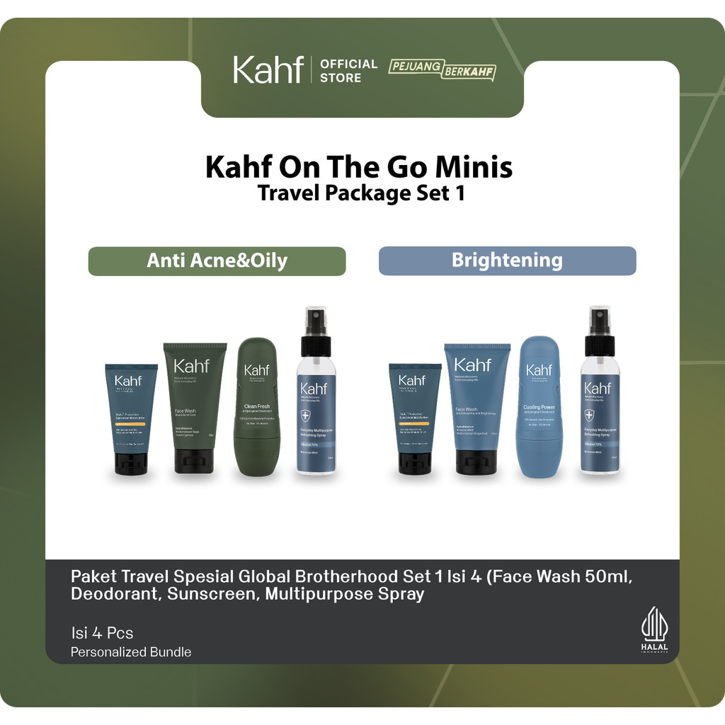 Jual [Kahf On The Go Minis Travel Package] Paket Travel Spesial Global ...