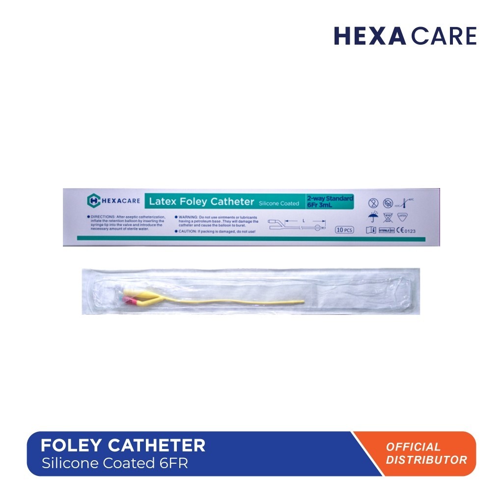 Jual HEXA CARE Foley Catheter 2 Way Selang Kateter Urine | Shopee Indonesia