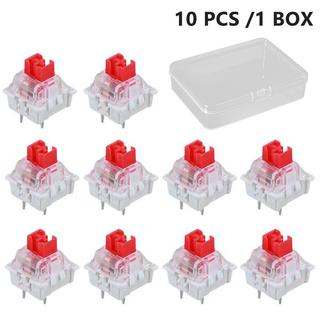 Jual [COD] 10pcs Dustproof Mechanical Keyboard Switch 3Pins Blue Red ...