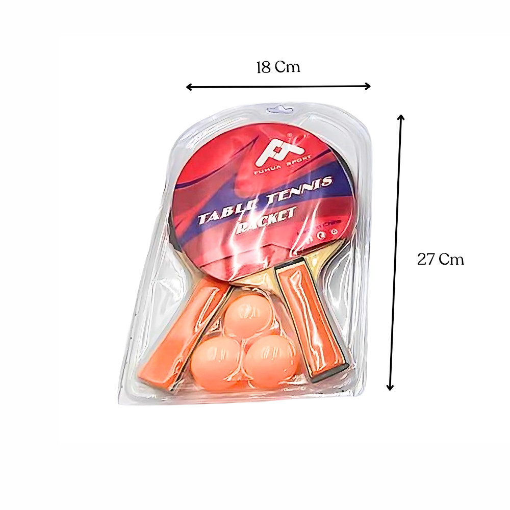 Jual Paket Bet/Bat(2 pcs) Pingpong Tenis Meja Full cover Free+Bola (3 pcs) | Shopee Indonesia