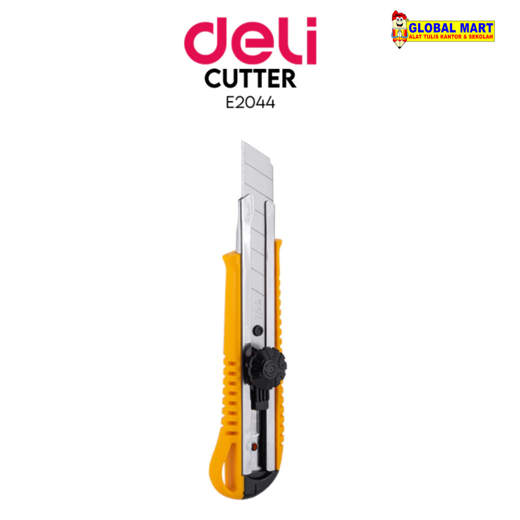 Jual Deli Cutter Knife Alat Pemotong Ukuran CUTTER DELI E2044 | Shopee ...