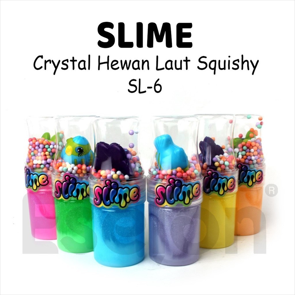 Jual Slime Tabung Karakter / Slime Boneka / Squishy Ball / Slime ...