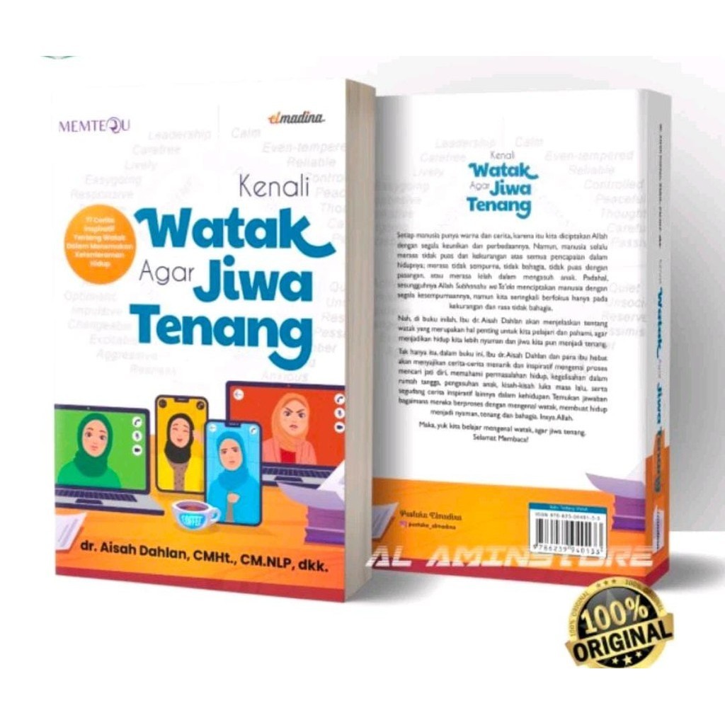 Jual Kenali Watak, Agar Jiwa Tenang dr. Aisah Dahlan | Shopee Indonesia