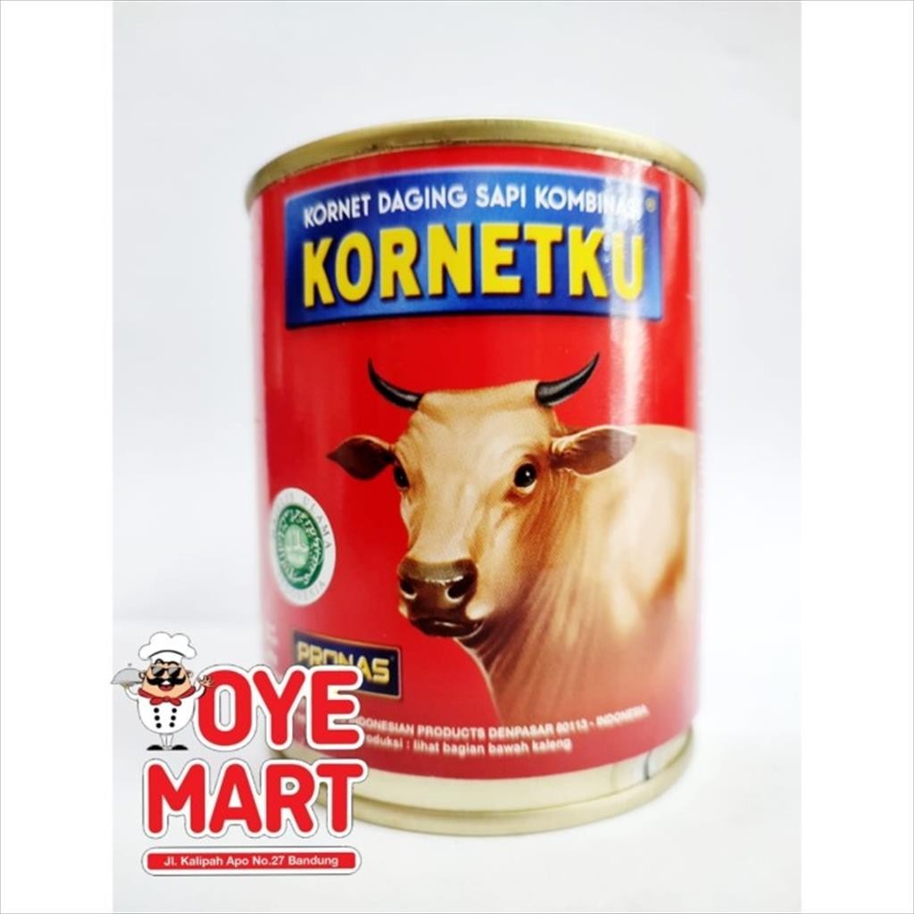 Jual KORNETKU CORNED BEEF 340GR/KORNET DAGING SAPI | Shopee Indonesia