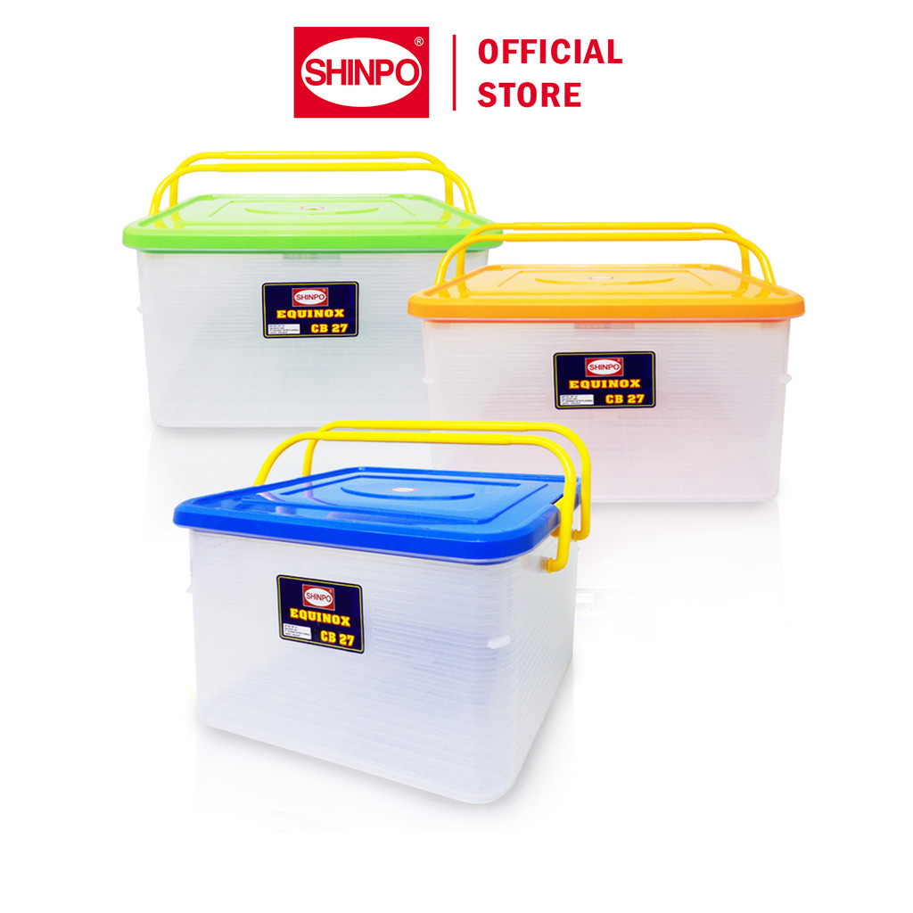 Jual SHINPO Equinox Container Box Kotak Penyimpanan Plastik 27 L with ...