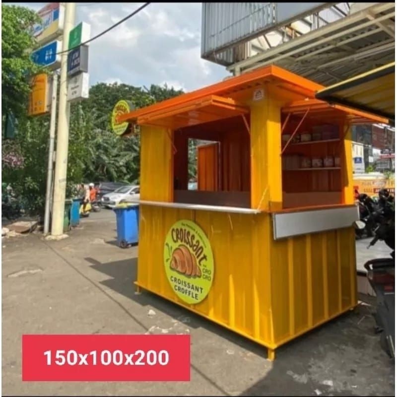 Jual booth kontainer booth dagang 150x100x200 | Shopee Indonesia