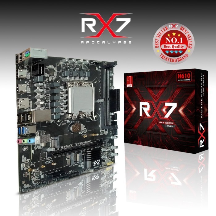 Jual Motherboard RX7 H610 Socket LGA 1700 DDR4 Mainboard H610 INTEL ...