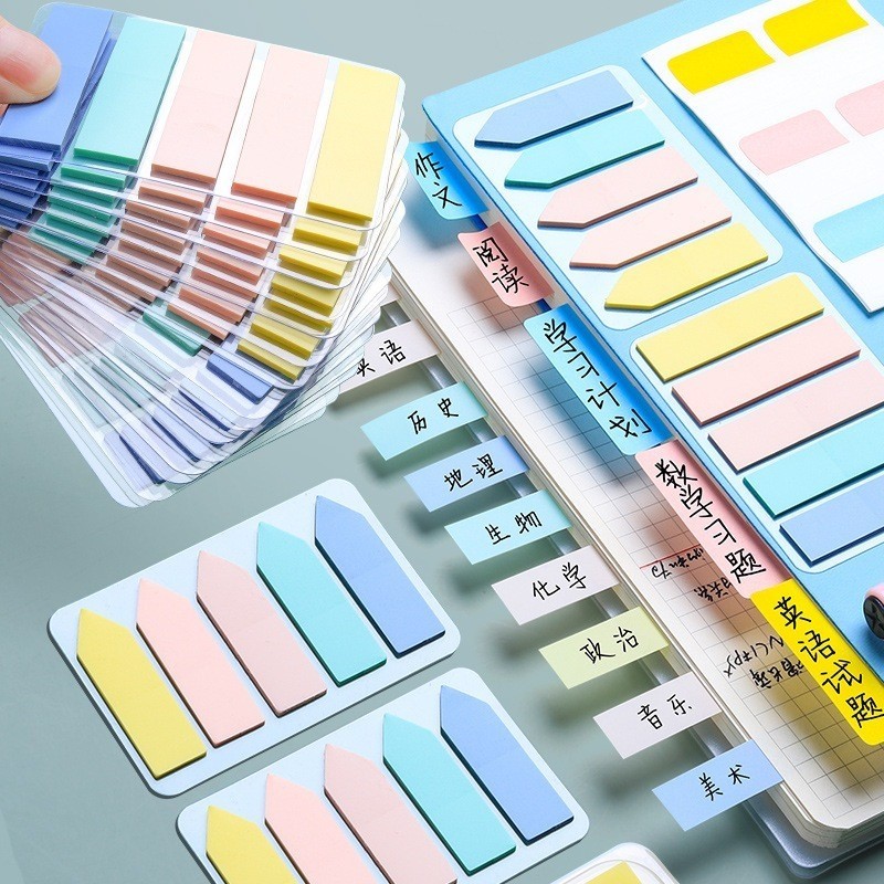 Jual Sticky Notes Penanda Buku 125 Lembar Warna-warni Kotak Sticky ...