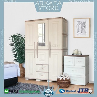 Jual OTC 3P MODERN / SCOC 3P - LEMARI PAKAIAN 3 PINTU CERMIN + LACI ...