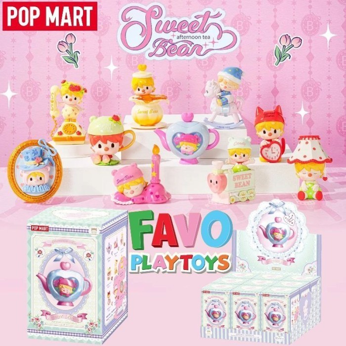 Jual POP MART Sweet Bean Afternoon Tea Series Blind Box Figure | Shopee ...