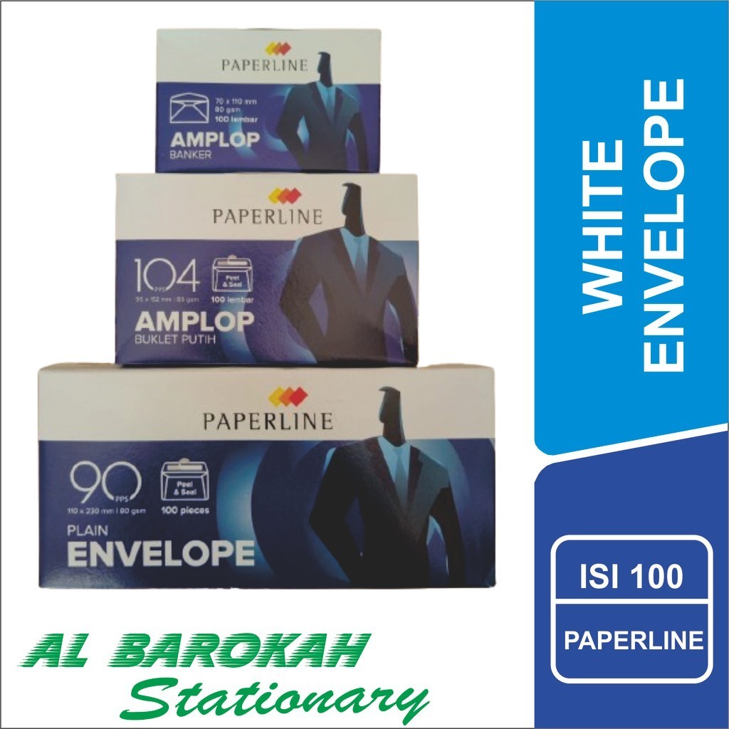 Jual Amplop Putih Paperline Amplop 90 104 Mini Banker | Shopee Indonesia