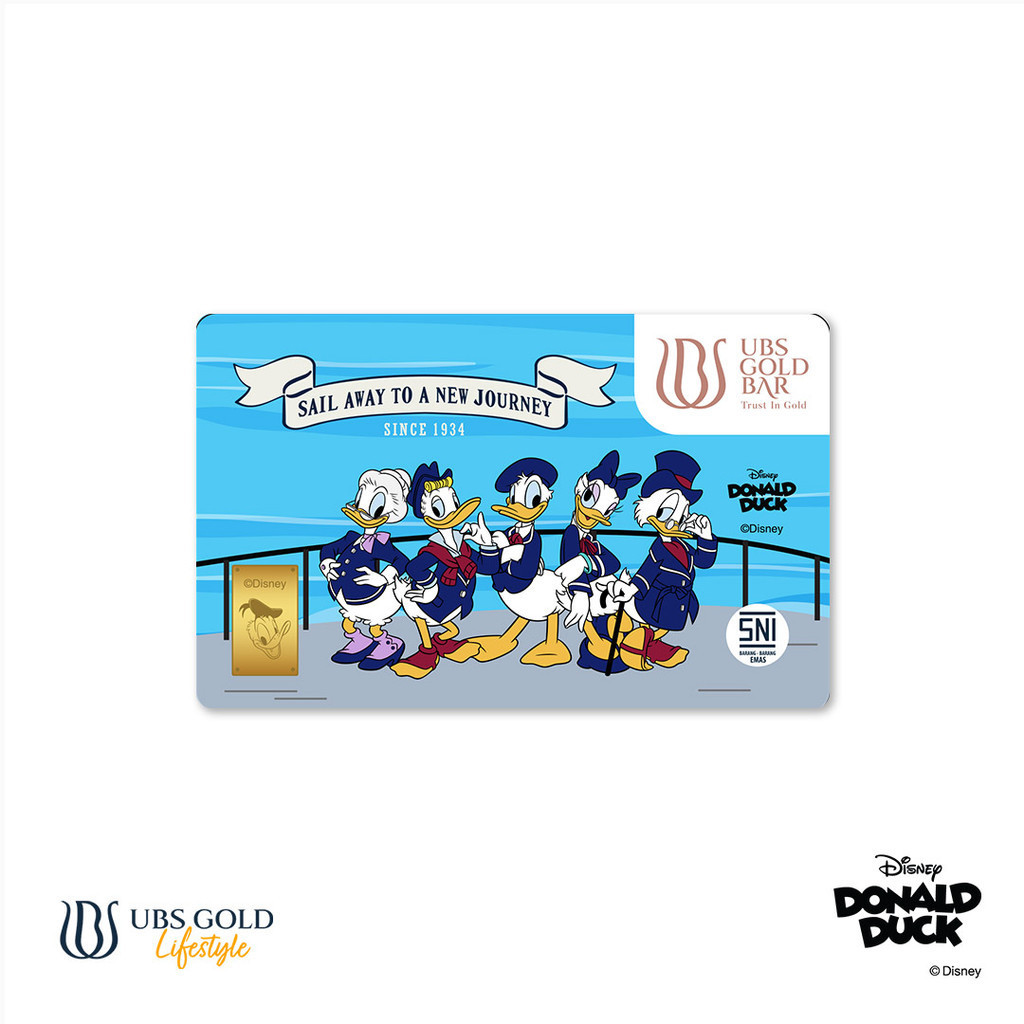 Jual UBS Gold Logam Mulia Disney Donald Duck 1 Gr | Shopee Indonesia
