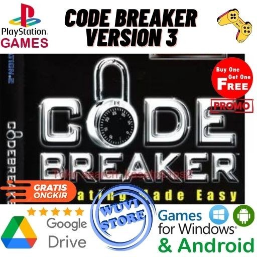 Jual Game PC Code Breaker Version 3 Emulator PS1 | Bisa Main di Android ...