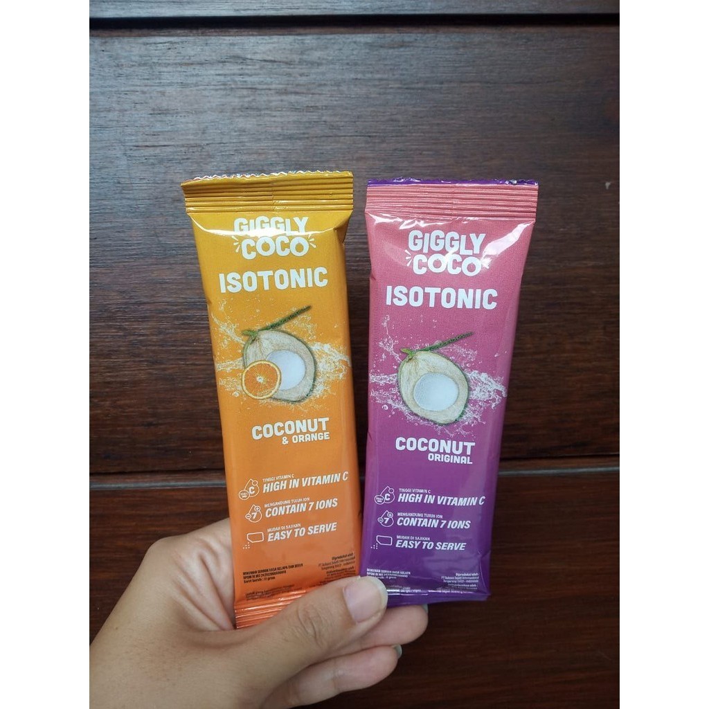 Jual Giggly Coco Isotonic Powder Bubuk Sachet 12 g | Shopee Indonesia