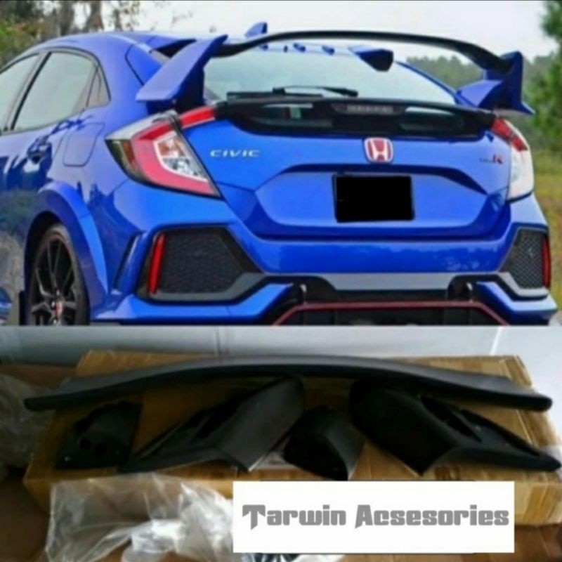 Jual spoiler honda civic turbo hatchback type r | Shopee Indonesia