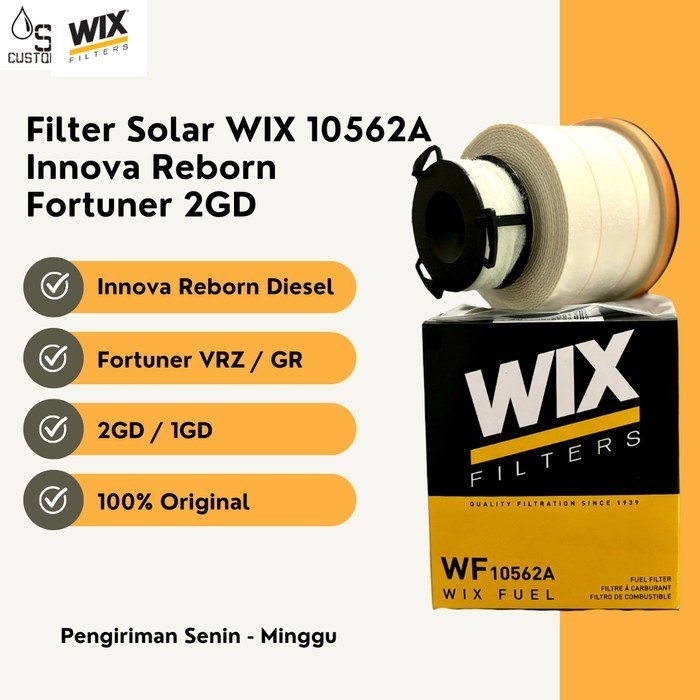 Jual Filter Solar Innova Reborn Fortuner 2GD 1GD WIX 10562A VRZ GR ...