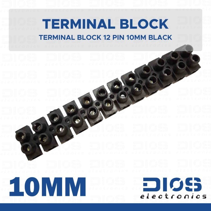 Jual Terminal Block 12 PIN 10 mm Hitam | Shopee Indonesia