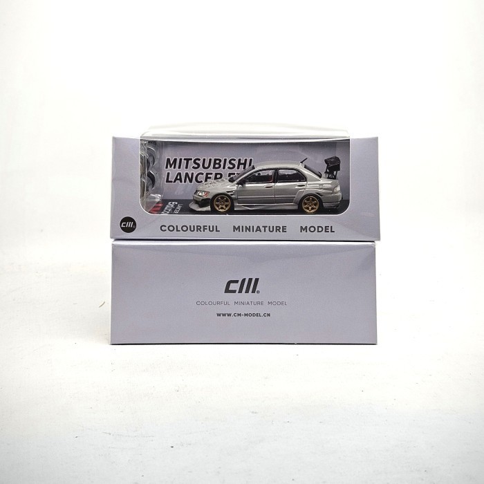 Jual CM Model Skala 1/64 Mitsubishi Lancer Evolution IX Voltex Grey ...