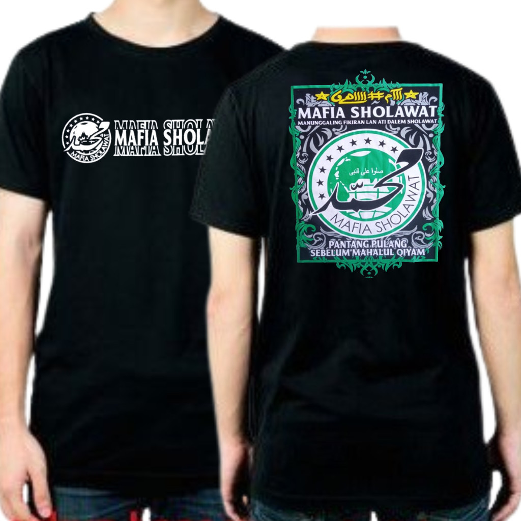 Jual ATASAN BAJU KAOS MAFIA SHOLAWAT PENDEK UNTUK ANAK DAN DEWASA ...