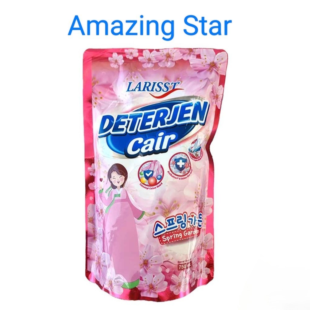 Jual Larrist Deterjen Cair Spring Garden 750 ml | Shopee Indonesia