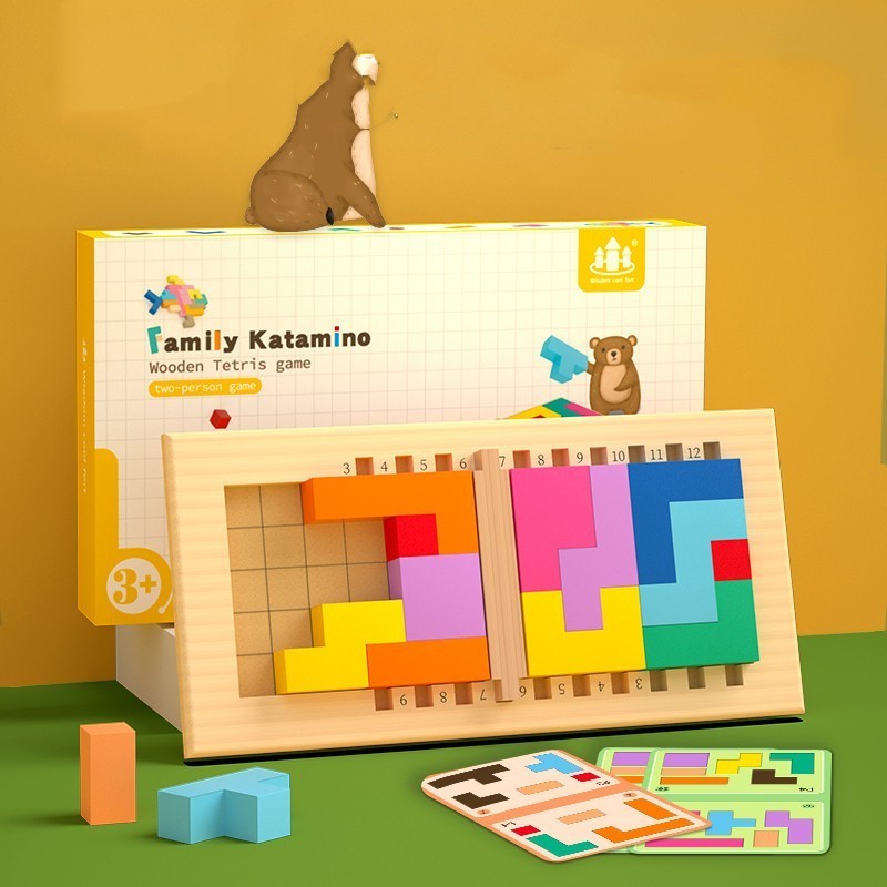 Jual DL OFFICIAL (Katamino) Mainan Anak katamino Family 2 Player Asah ...
