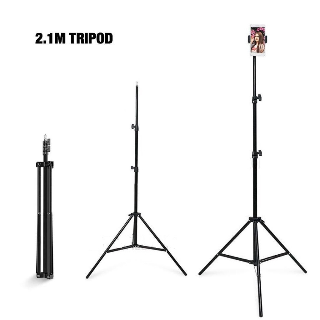 Jual Tripod 2 Meter Lipat Tripod Hp Tripod Ring Light Tripod Kamera ...