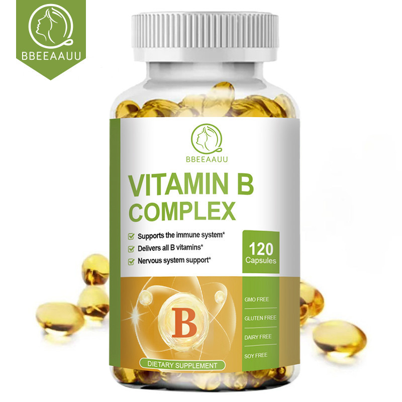 Jual BBEEAAUU Vitamin B (B12, B1, B2, B3, B5, B6, B7, B9) Complex ...