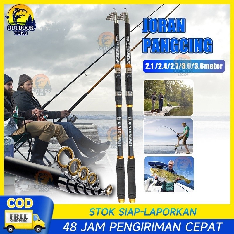 Jual Joran Pangcing 1.8m-3.6m Joran Ultralight Carbon Teleskopik Danau Dan Laut 210/240/270/300 ...