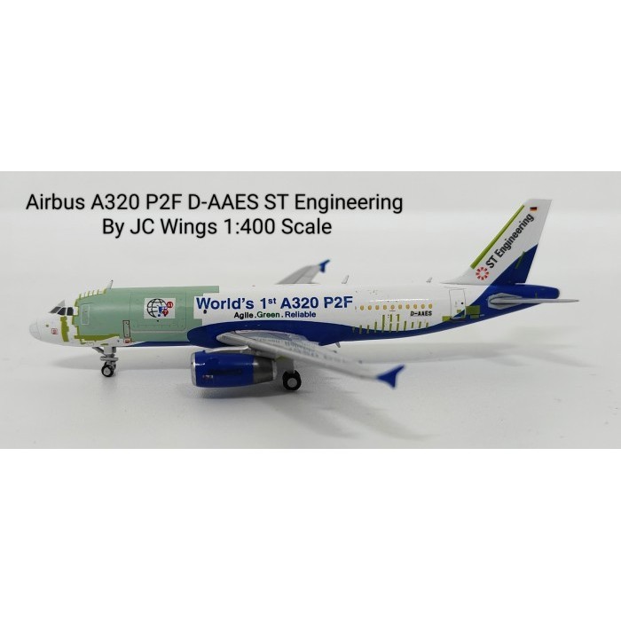 Jual DIECAST PESAWAT TERBANG Airbus A320 P2F D-AAES ST Engineering By ...
