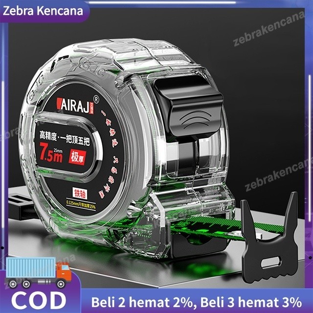 Jual Meteran Tukang Bangunan 5m 7m 10m Meter Bodi Karet / Measure Tape ...