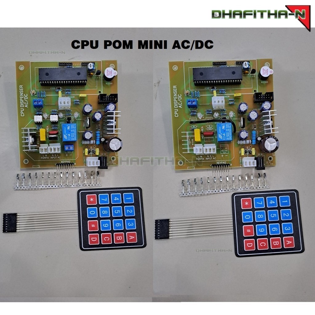 Jual CPU Pom Mini AC/DC Digital IC Prorgam ATMEL Atmega 16/32 + Keypad ...