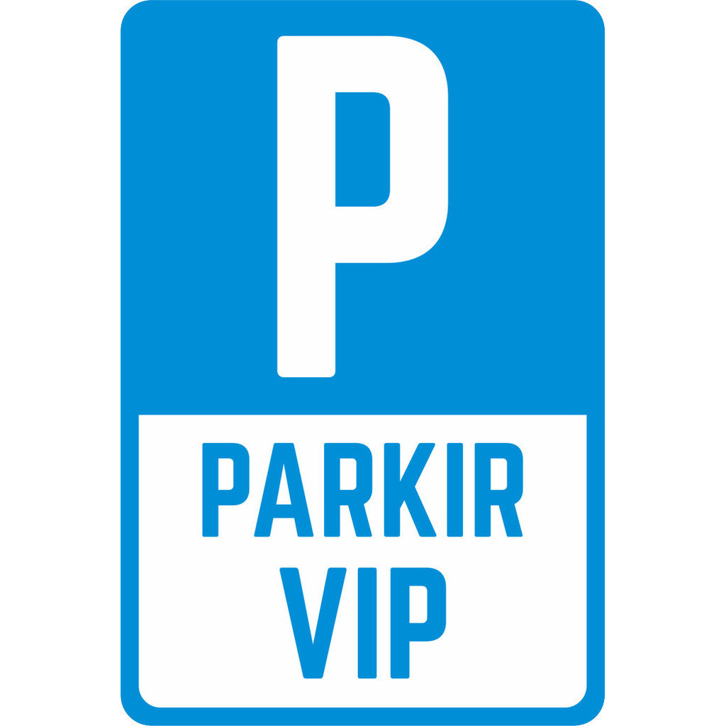 Jual LL Rambu Parkir VIP 40cm x 60cm, 35cm x 50 cm, plat ACP 3mm - 35cm ...
