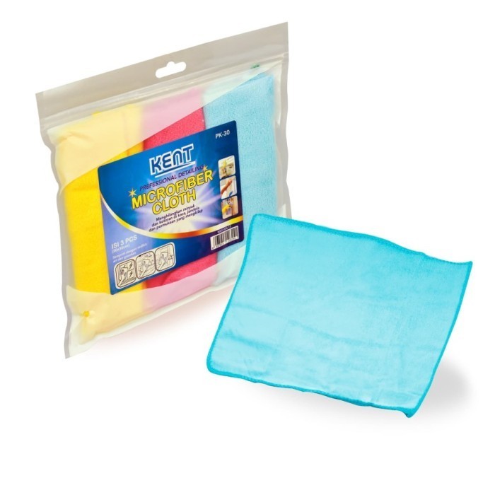 Jual KENT MICROFIBER CLOTH PK-30 ( isi 3 Pcs) | Shopee Indonesia