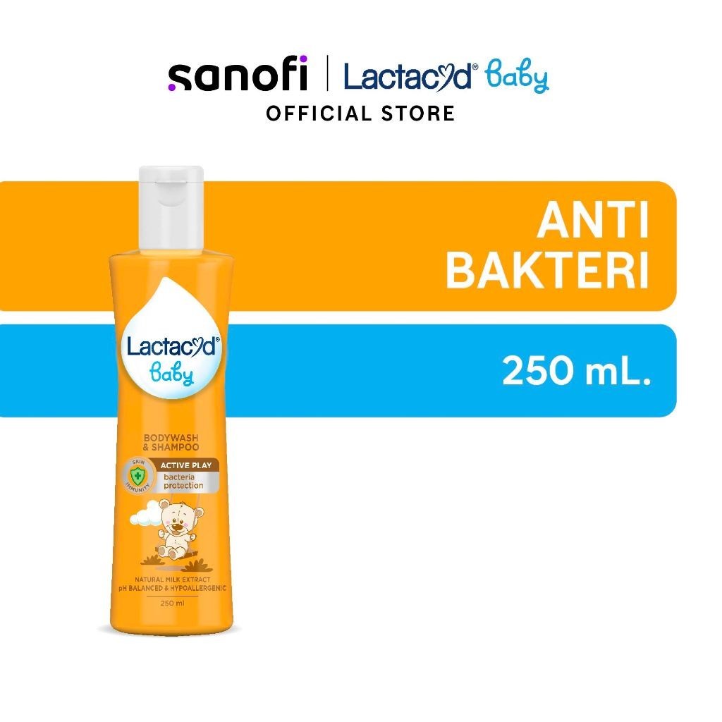 Jual Lactacyd Baby Active Play 2in1 Body Wash and Hair Shampoo 250mL ...