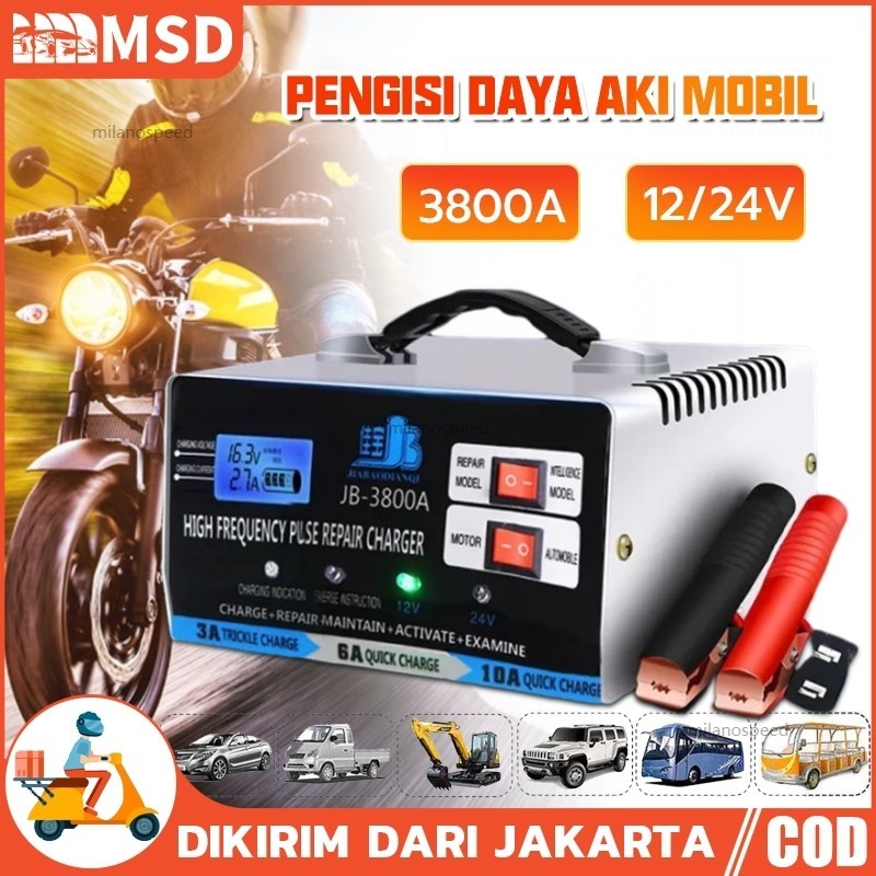 Jual Charger Aki Otomatis Smart Intelligent Auto Repair Mobil Motor ...