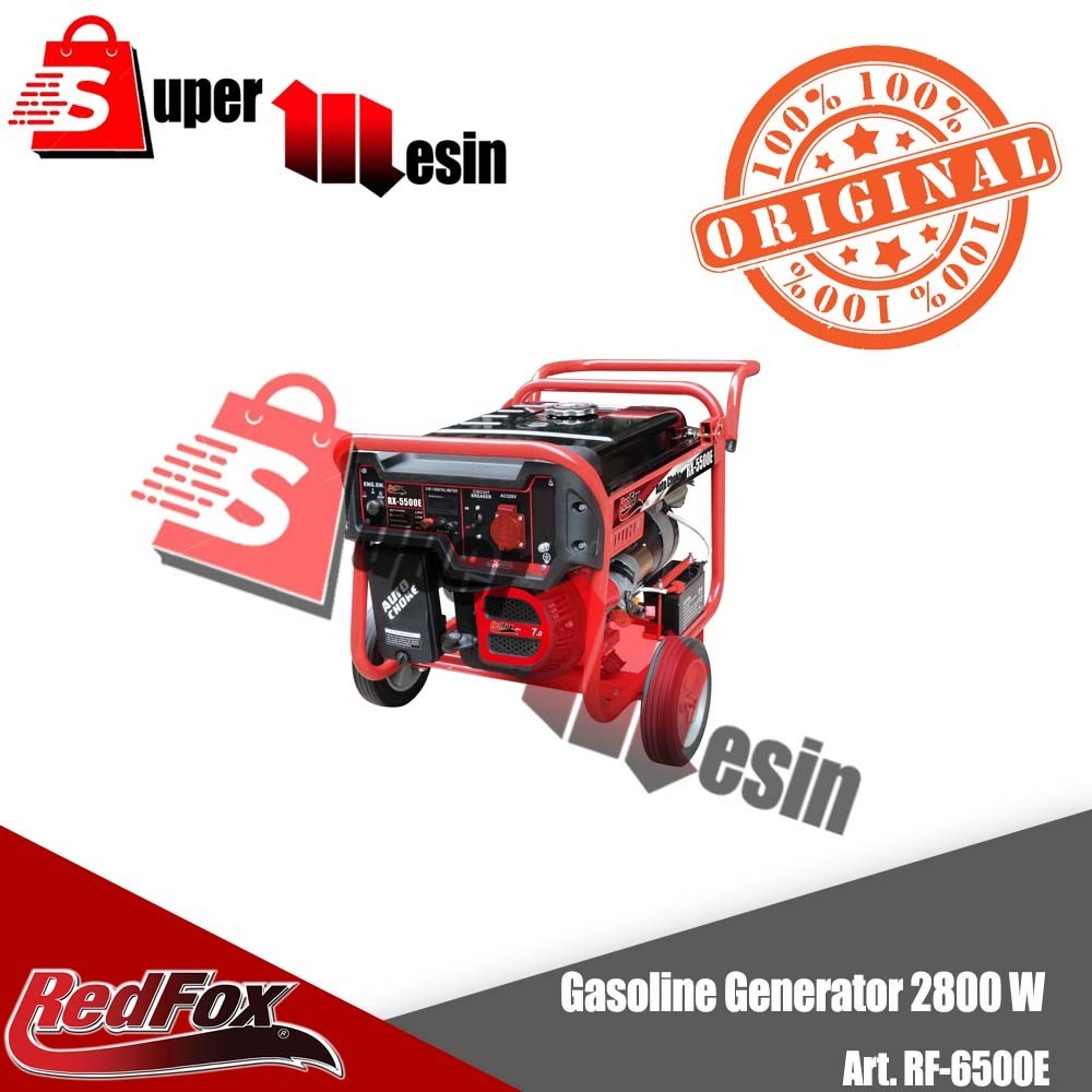 Jual GASOLINE GENERATOR / MESIN GENSET 2800 WATT ''RX-6500E'' | Shopee ...