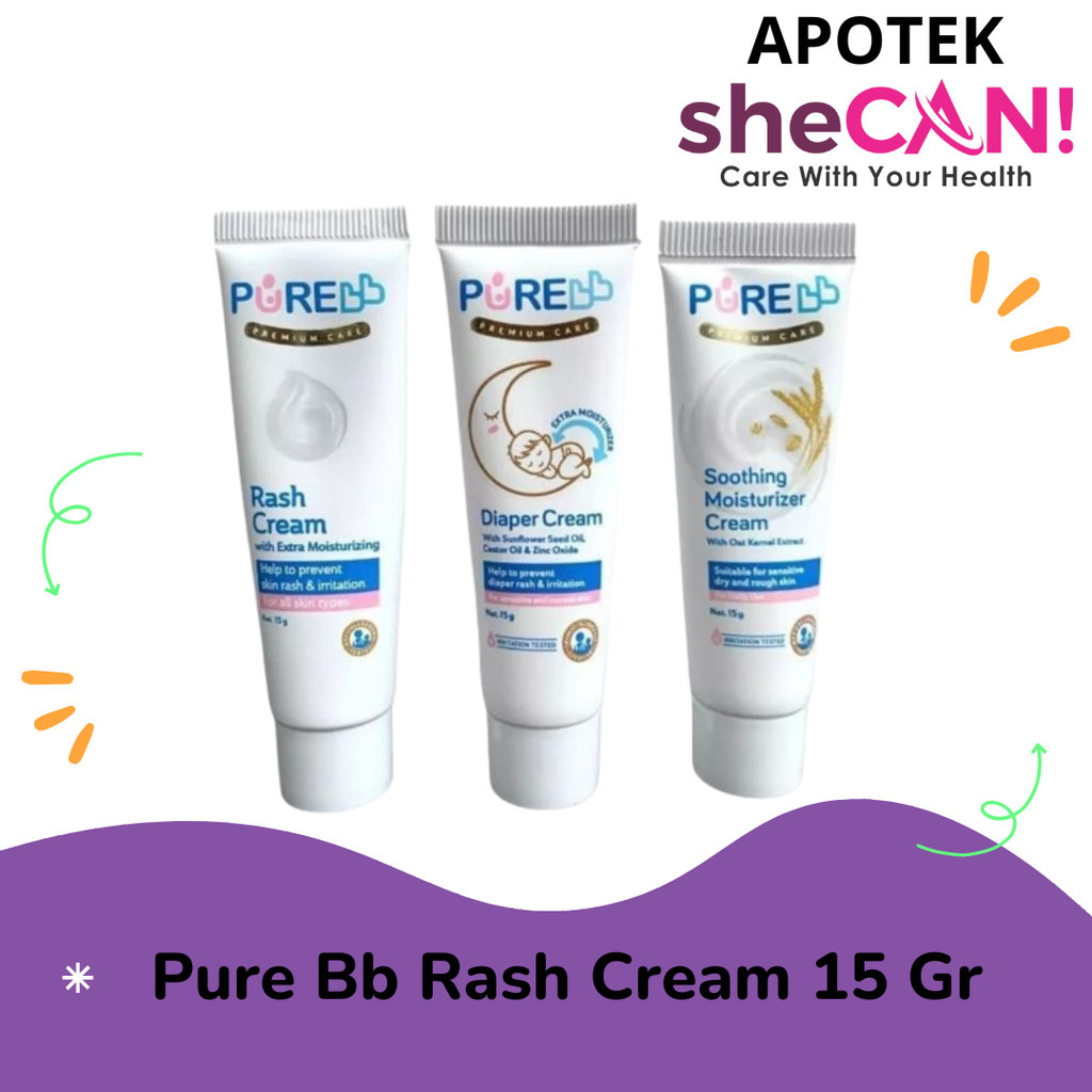 Jual Pure Baby Rash Cream 15 Gram | Shopee Indonesia