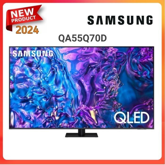 Jual SAMSUNG 55Q70D / QA55Q70D QLED 120hz 4K SMART TV 55 inch 2024 series | Shopee Indonesia