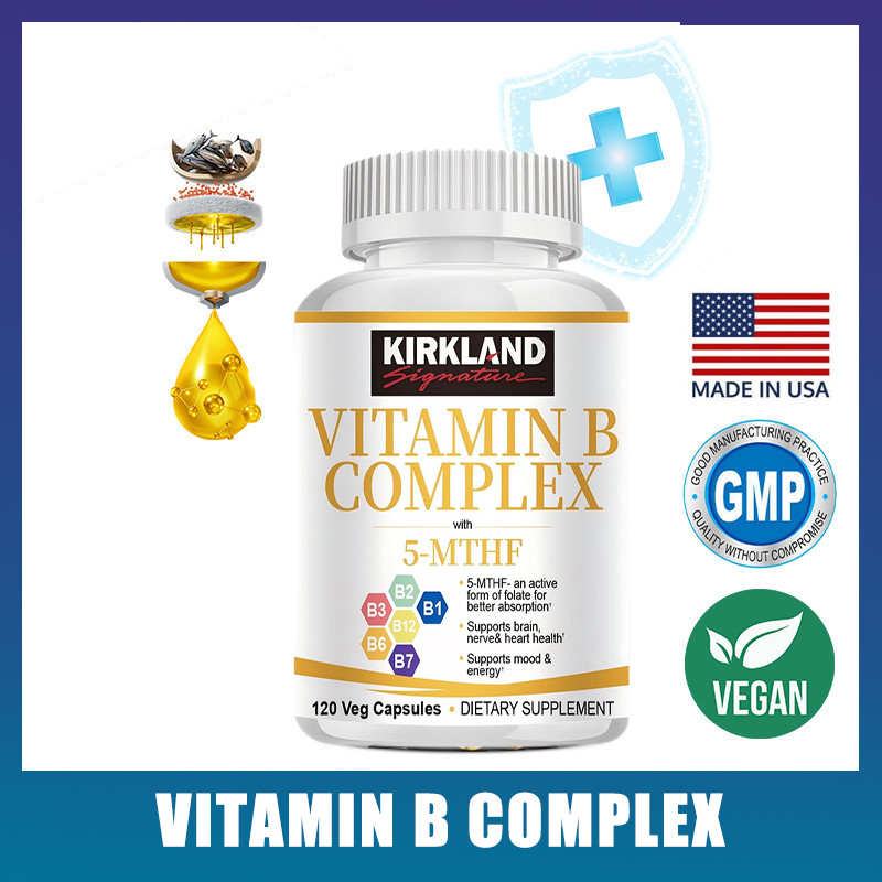 Jual KIRKLAND Vitamin B Complex Wide Range of Benefits for Stress ...