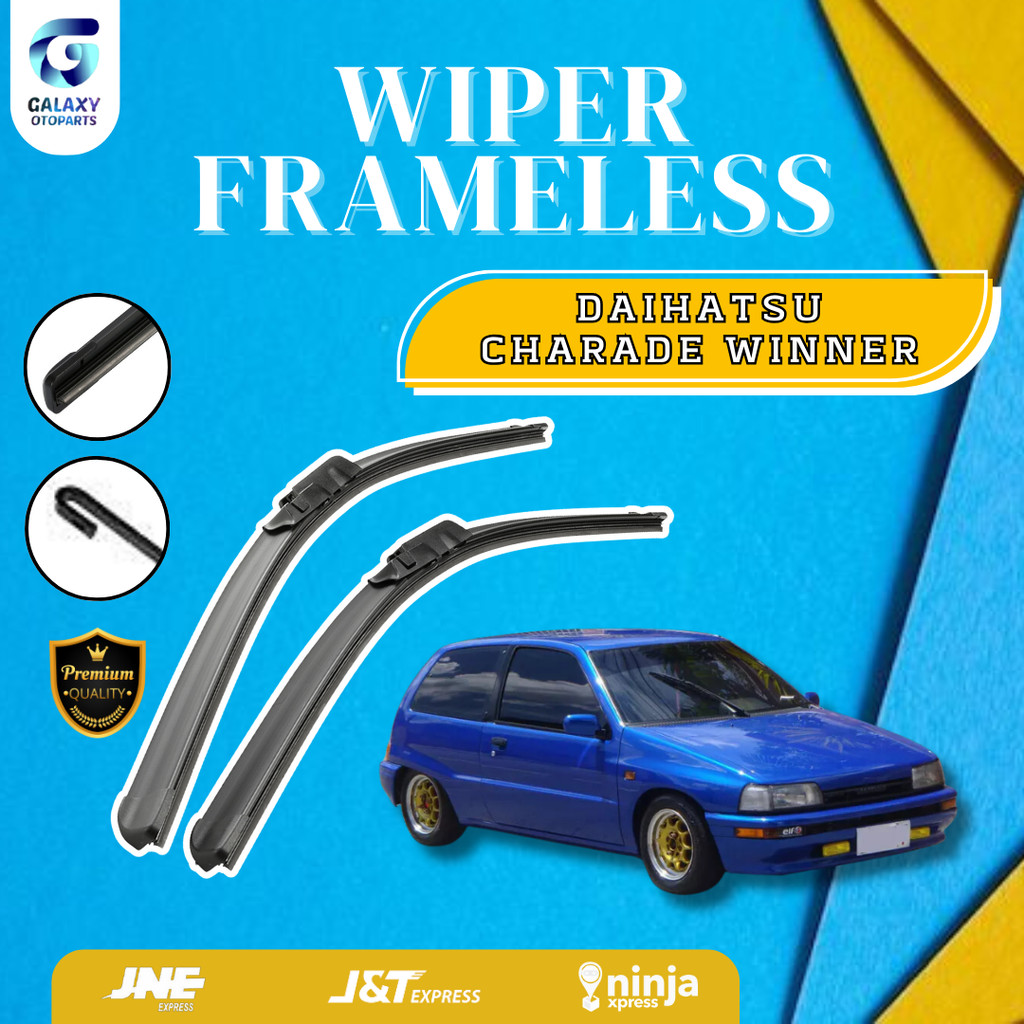 Jual Wiper Mobil Daihatsu Charade Winner - Model Frameless Soft 1 Set ...