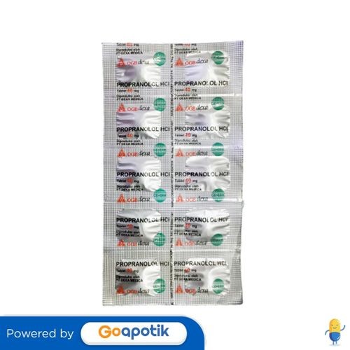 Jual Propranolol Hcl Ogb Dexa Medica 40 Mg Strip 10 Tablet / Hipertensi | Shopee Indonesia