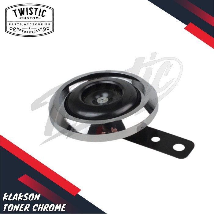 Jual Klakson Chrome Toner Motor Klasik British Vintage Retro Custom ...