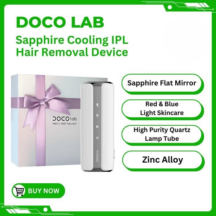 Jual DOCO LAB Sapphire Cooling IPL Hair Removal Alat Penghilang Bulu | Shopee Indonesia