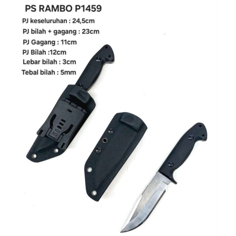 Jual Pisau Camping Rambo P1459 | Shopee Indonesia