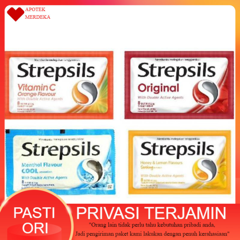 Jual strepsils sachet | Strepsils Permen isi 8 | 6 - Pelega Sakit ...