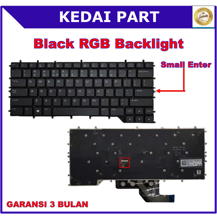 Jual Keyboard Dell Alienware M15 R2 R3 R4 Black RGB Backlight | Shopee ...