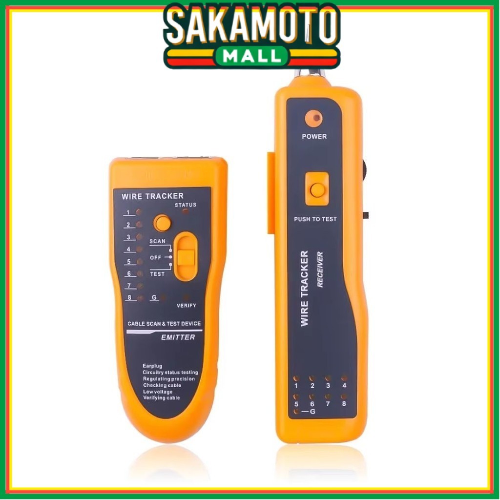 Jual LAN Tester Kabel Wire Tracker Alat Penguji Jaringan UTP STP BR025 ...